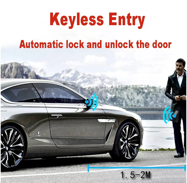 Car Alarm System Security Keyless Entry Immobilizer Anti-theft Keyless ...