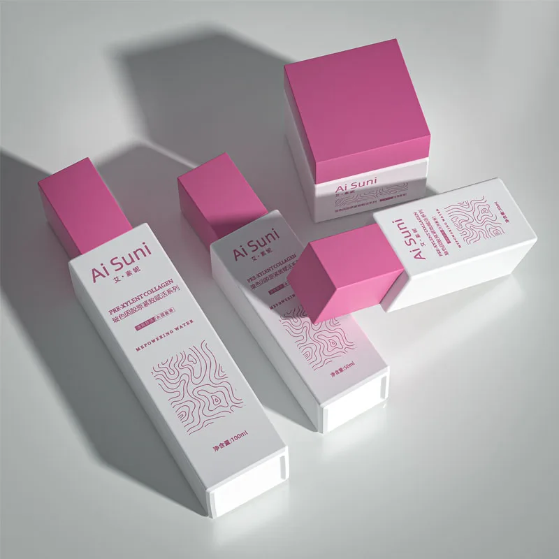 High-end Cosmetic Packaging - Elegant Spot Black Gradients