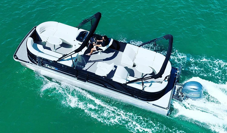 Drifting Catamaran Yacht Diving Pontoon Boat for Recreational Fishing ...