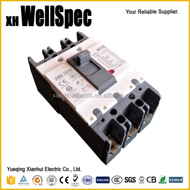 MCCB Circuit Breaker Fuji Mccb ABE 103b/3p 100A - Reliable Protection
