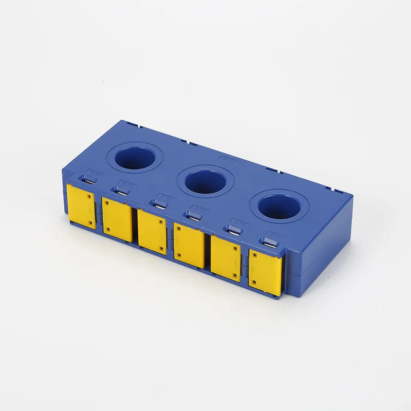 100A 200A 3 Phase Adjustable Current Transforme 3 in 1 Din Rail Current ...