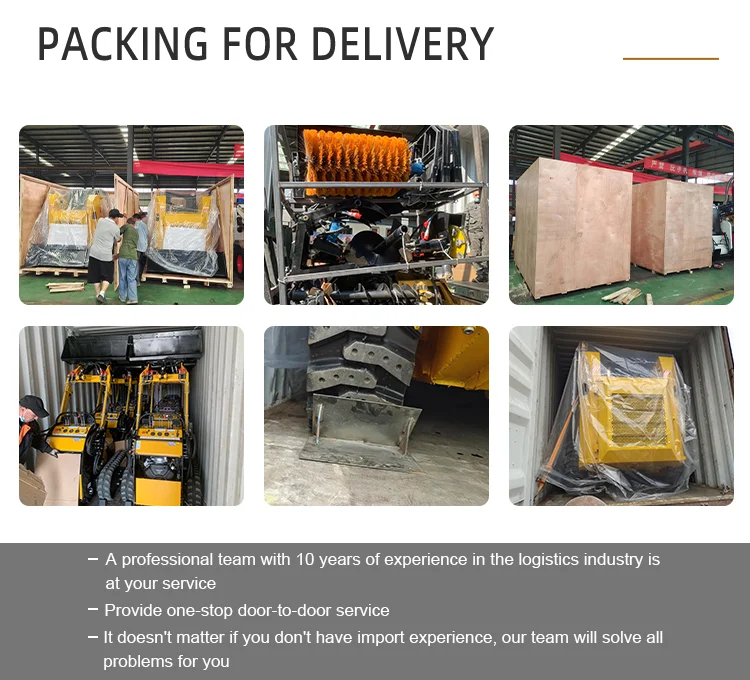 FREE SHIPPING Hot Selling Mini Sliding Loader CE Approved Tracked Skid ...