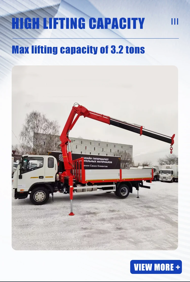 BOB-LIFT 3 Ton Truck Mounted Crane - High Efficiency Lifting