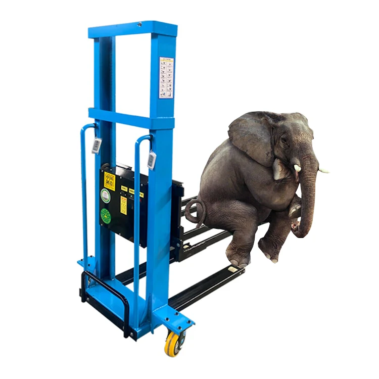 Portable Forklift Aluminium Manual Lifter Stacker Electric ...