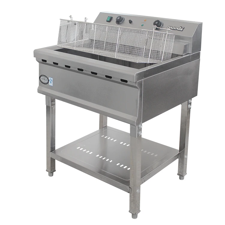 52L Single Tank Free Standing Chicken Fryer Machine Electric