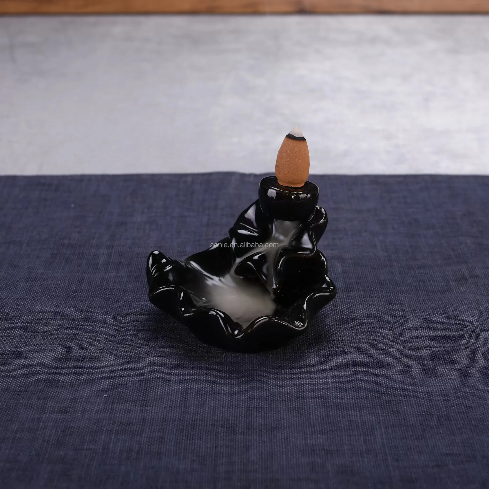 Reverse Flow Aromatherapy Tower Incense Cone Holder Waterfall Incense ...