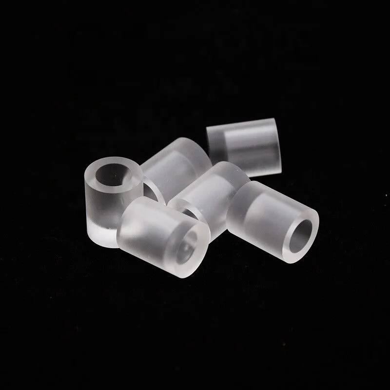 Customized 13mm Billiard Cue Tip Ferrule - Transparent Plastic