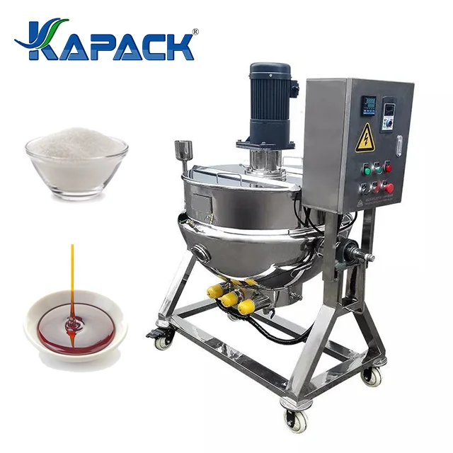 Kapack Steam Jacket Kettle 100l Sugar Syrup Boiler Machine Industry ...