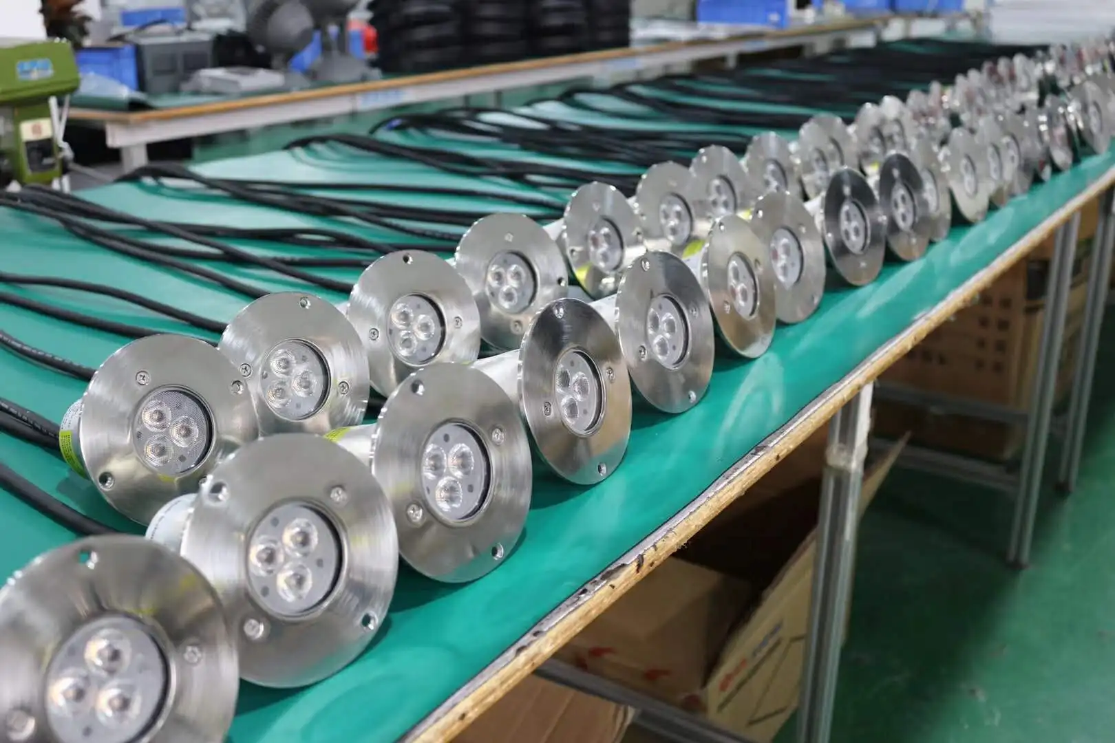 IP68 18W Single RGB Color LED Pool Lights Stainless Steel 12V Inground ...