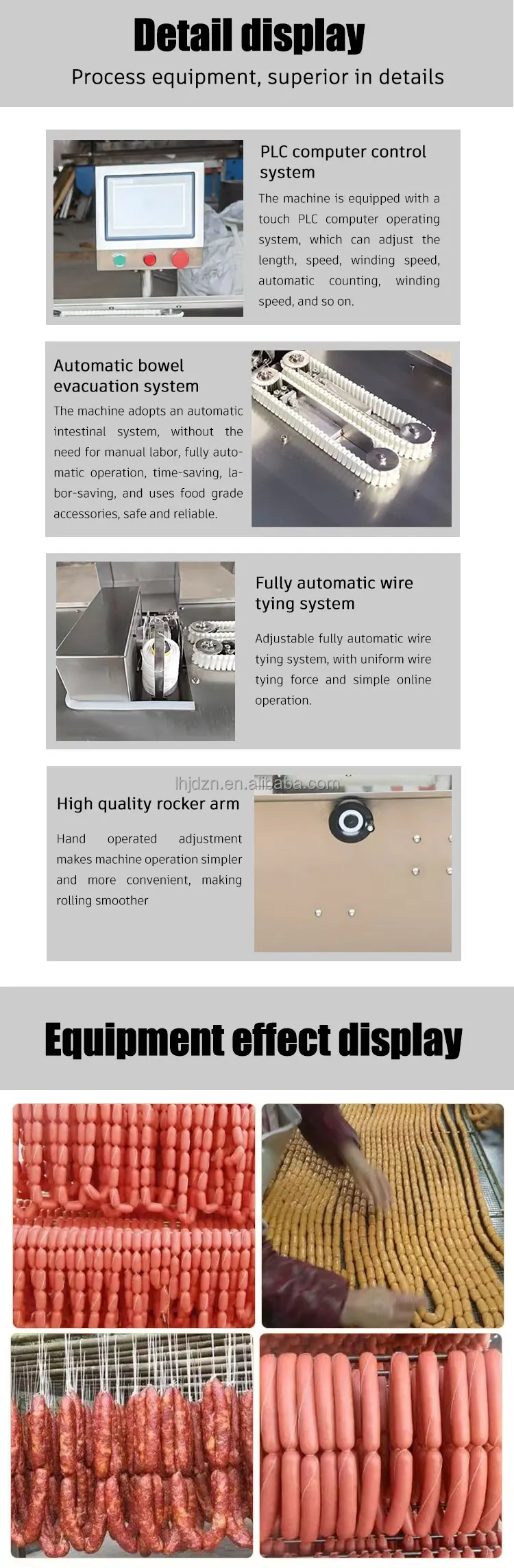 Multi-function Meat Sausage Making Machine Industrial Sausage Maker ...