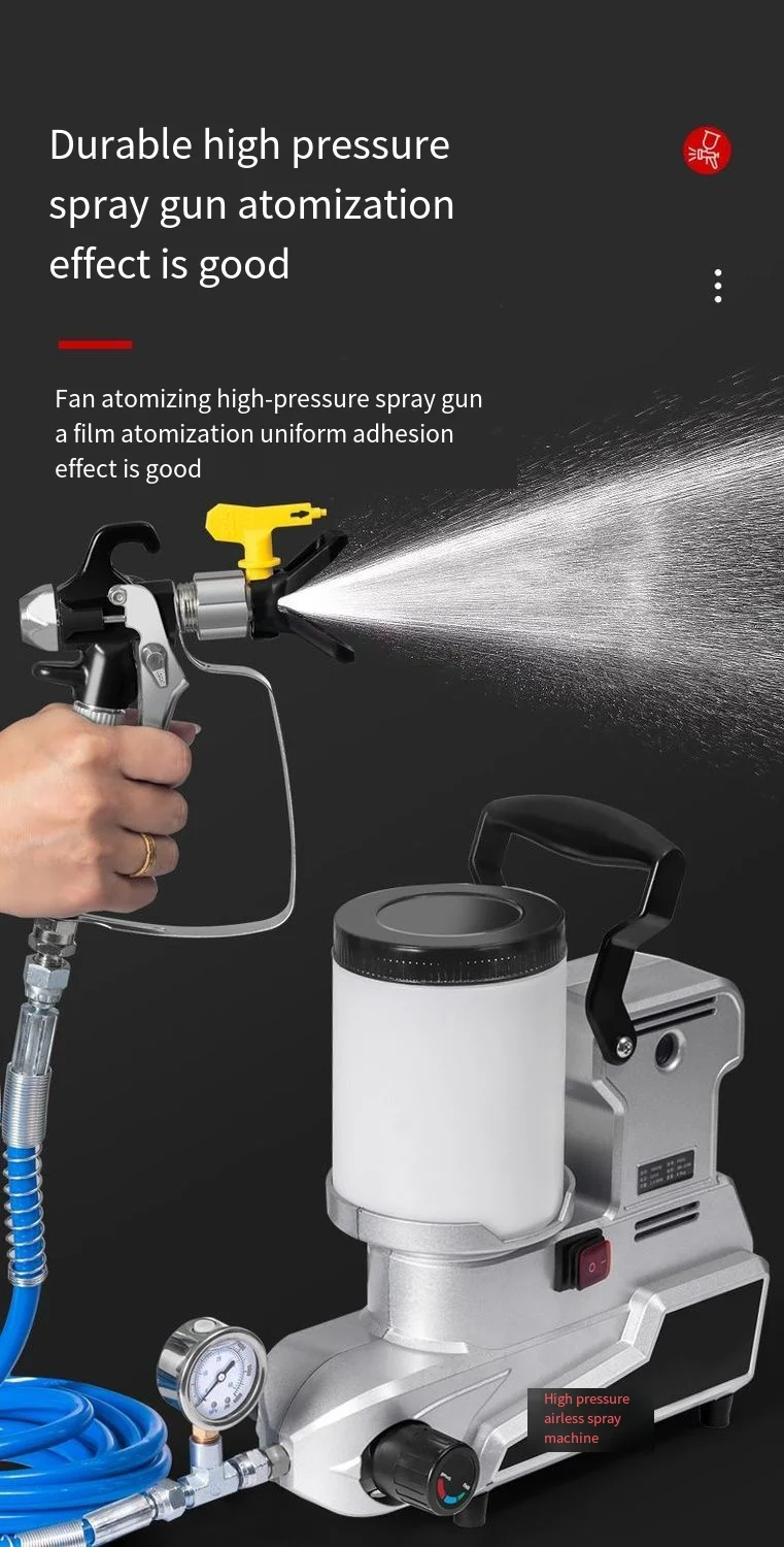 Diy New Electric Airless High Pressure Paint Sprayer Portable Light ...