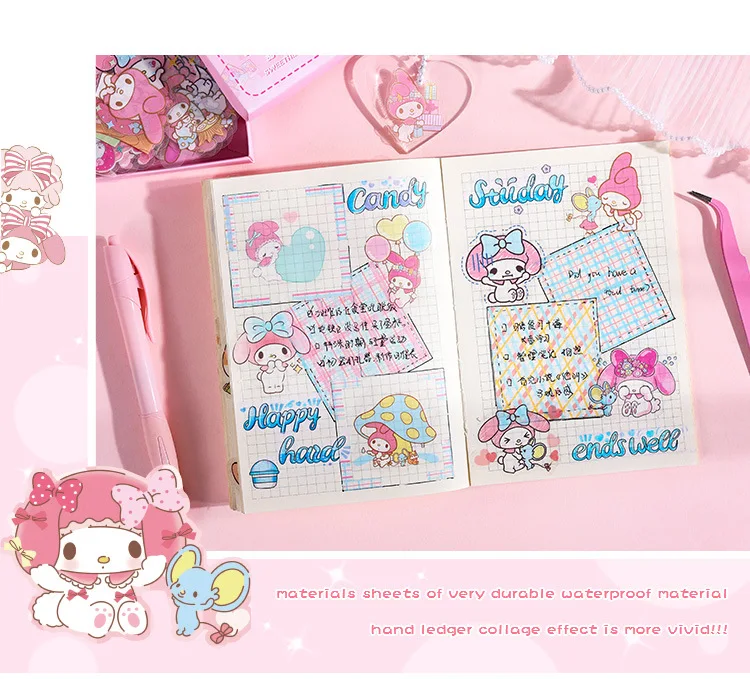 25 Cute Cartoon Hand Account Stickers Waterproof Pvc Children's Hand ...