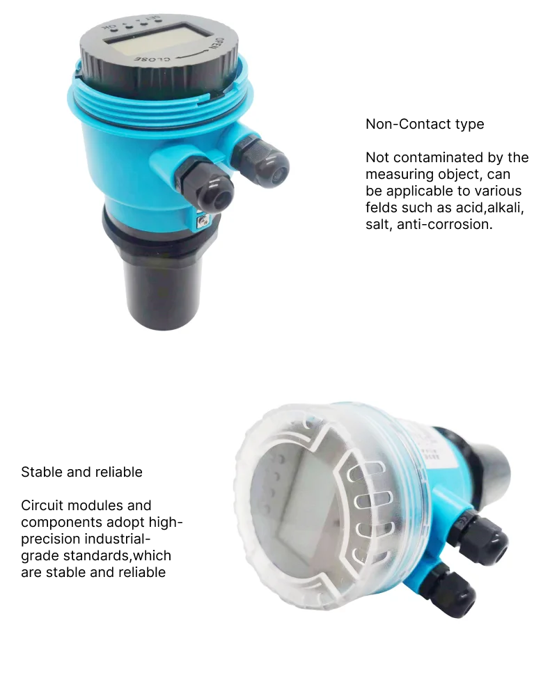 Contactless 4-20ma Rs485 Ultrasonic Water Liquid Level Sensor - Buy ...