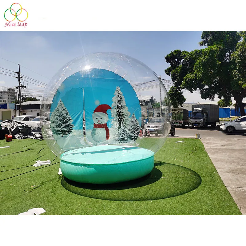 Commercial Life Size Inflatable Snow Globe Backdrop For Entertainment ...