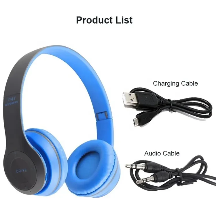 P47 Bluetooth Headphones - High Quality Wireless Gaming