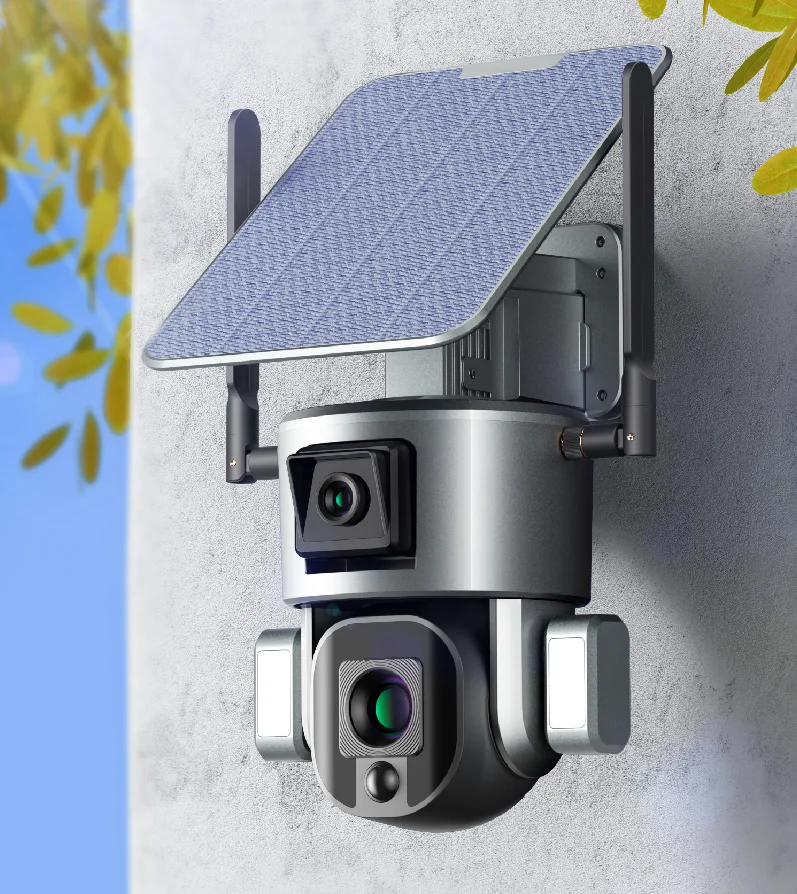 KAANSKY Solar Dual Cameras - AI Auto Tracking Security