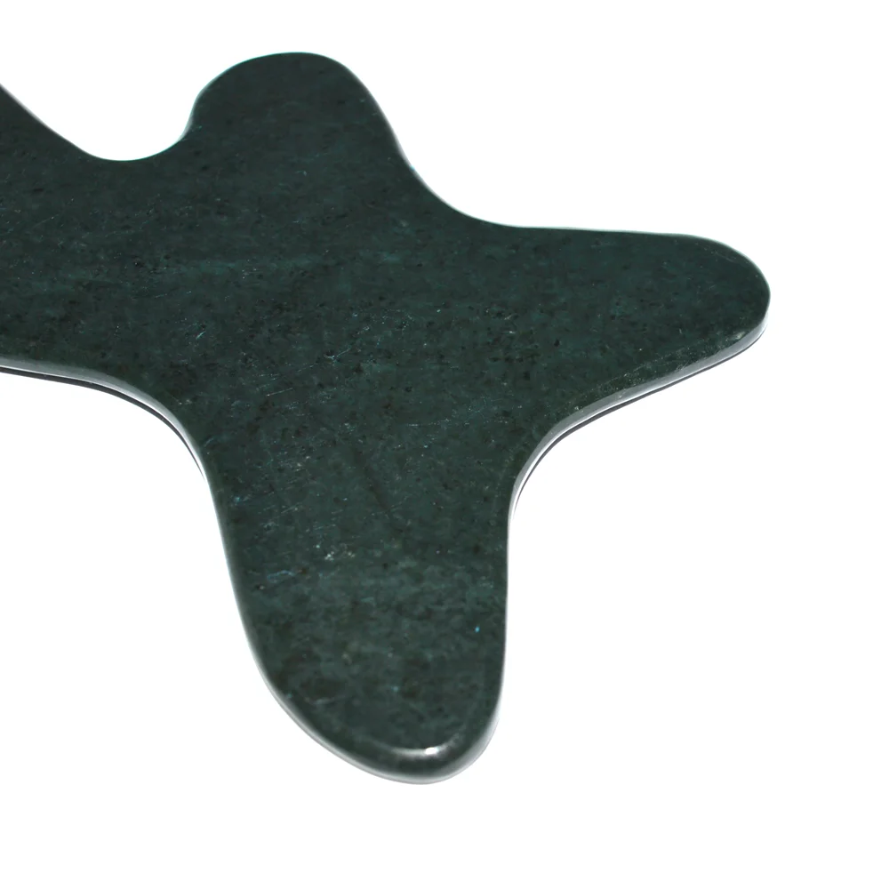 Custom Logo Nephrite Jade Gua Sha Board Handheld Hetian Jade Guasha ...
