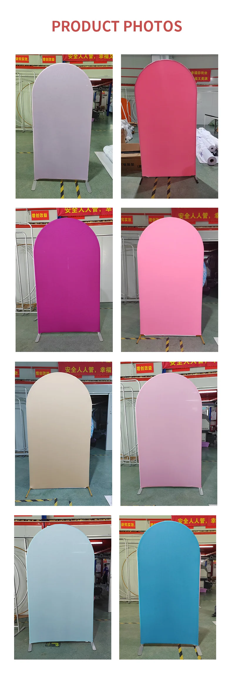 Wholesale Wedding Decoration Frame Foldable Backdrop Stand Fabric Cover ...