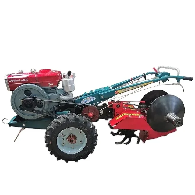 Used Two Wheel Mini Farm Tractor Multi-purpose Two Wheel Farm Hand Mini Walking Tractor 10hp ...