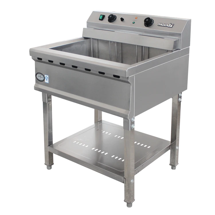 52L Single Tank Free Standing Chicken Fryer Machine Electric