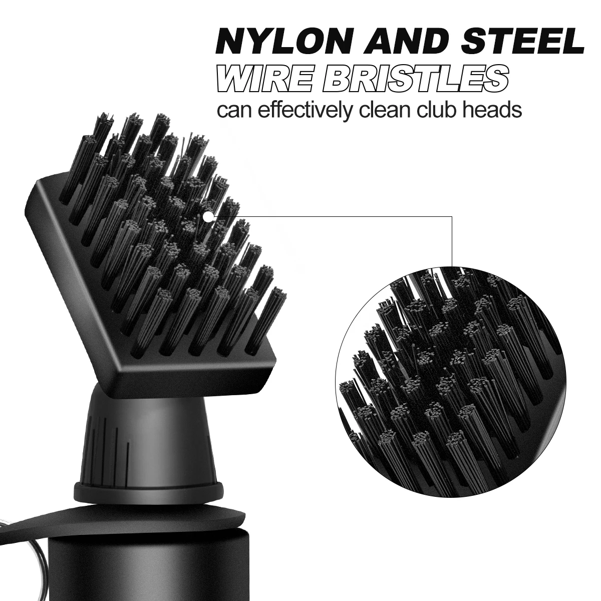 OEM Custom Logo Golf Club Brush Cleaner & Plastic Water Bottle - Ideal ...