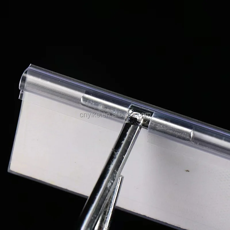 60*42 PVC Plastic Price Tag Holder Label Steel Hanging Tag for ...