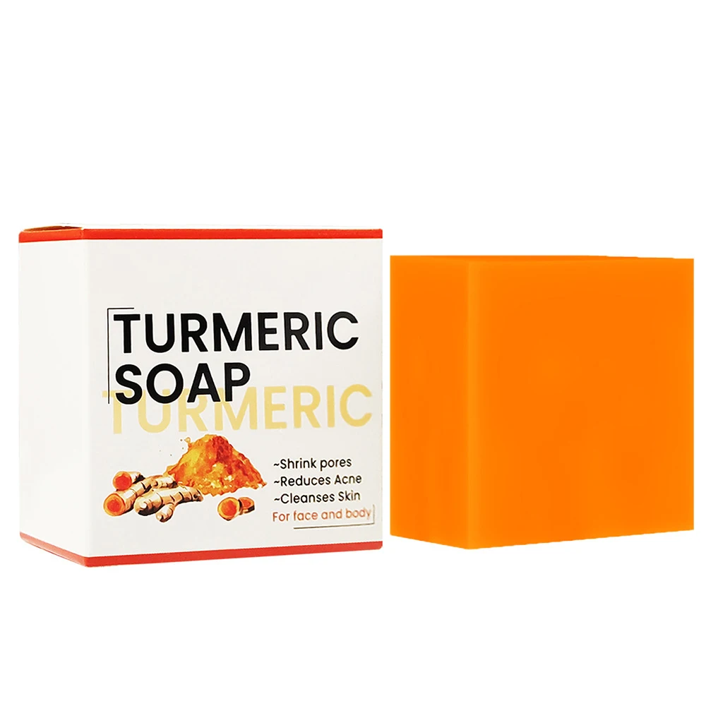 Handmade Turmeric Soap - Natural, Anti-Acne, and Whitening