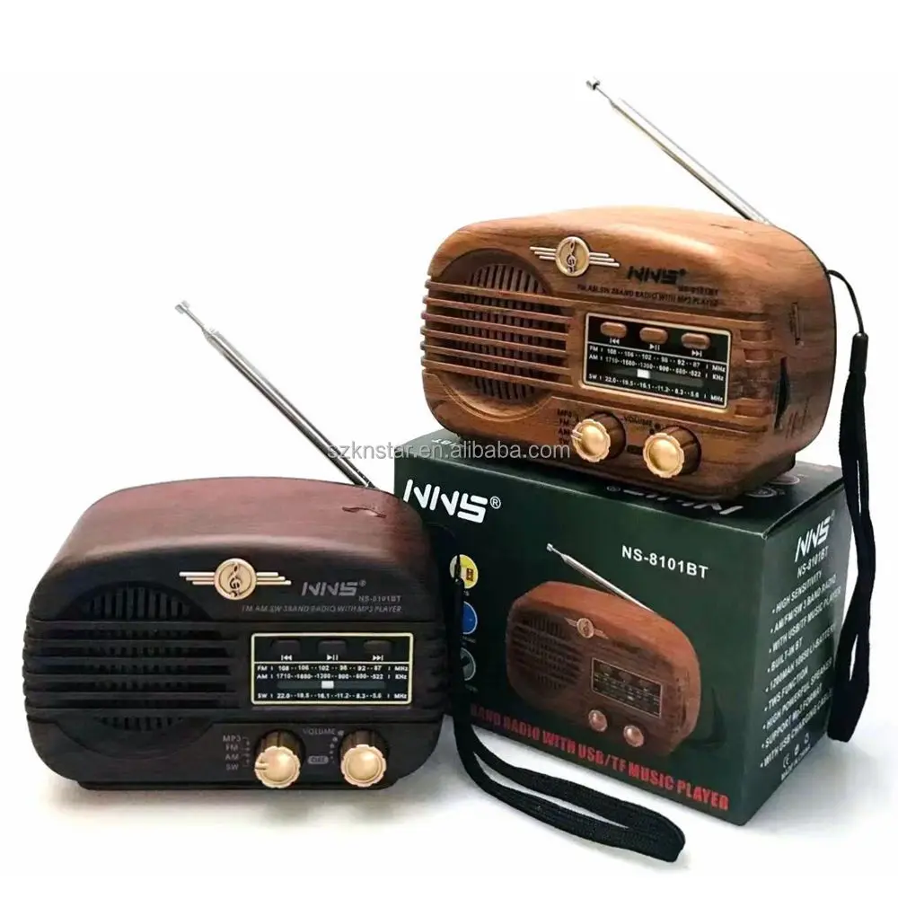 Retro Fm Radio Dc Dsp Radio Small Desk Radio Ns-8100bt - Buy Retro Fm ...
