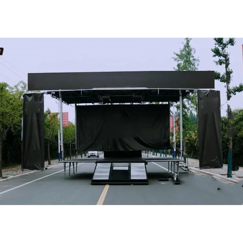 Flow Stage Truck Mobile Stage Trailer Used Portable Mobile Trailer ...