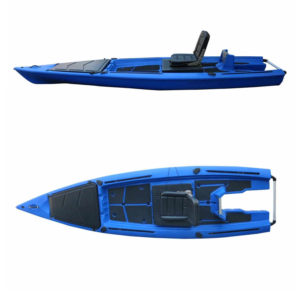 Motorized Fishing Kayak - Vicking 13FT Single Motor Kayak