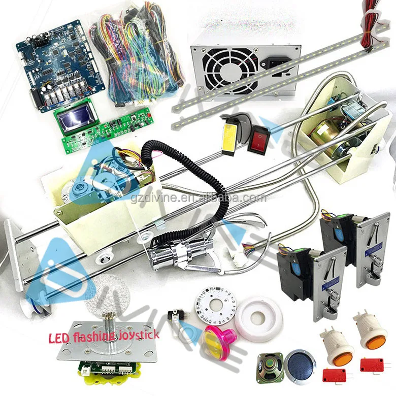 Amusement Spare Part DIY Arcade Toy Crane Claw Machine Kit