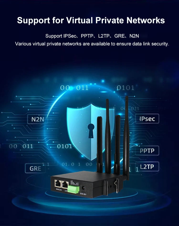 Din Rail Wall Mounted Serial Device Server Modbus Communication Module ...
