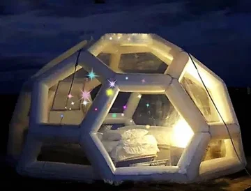 Hot Sale Inflatable Geodesic Dome Balloon Transparent Bubble Tent ...