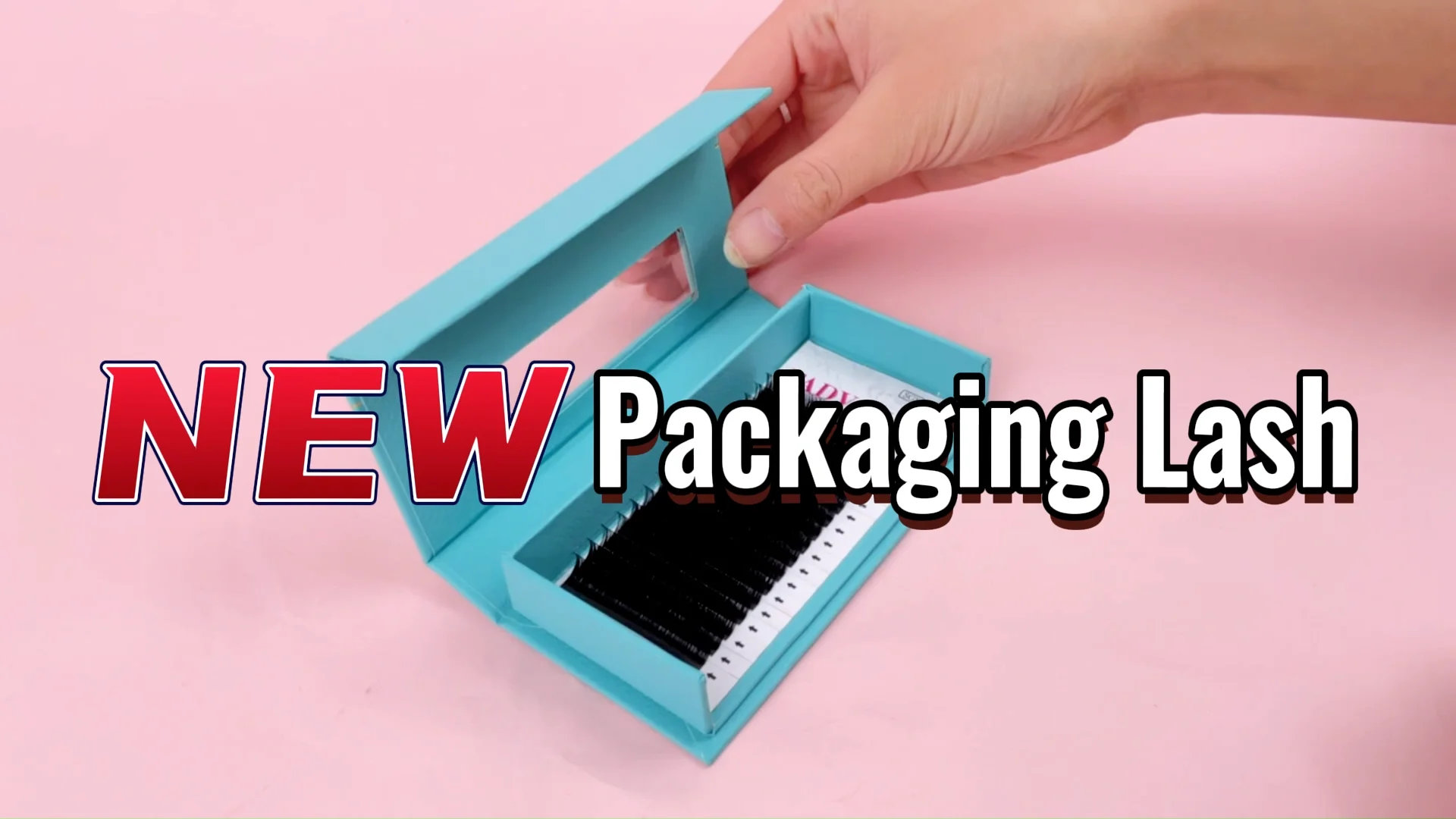 Custom No Side Design Box Lash Tray Cc D Curl Matte Black Volume Mink ...