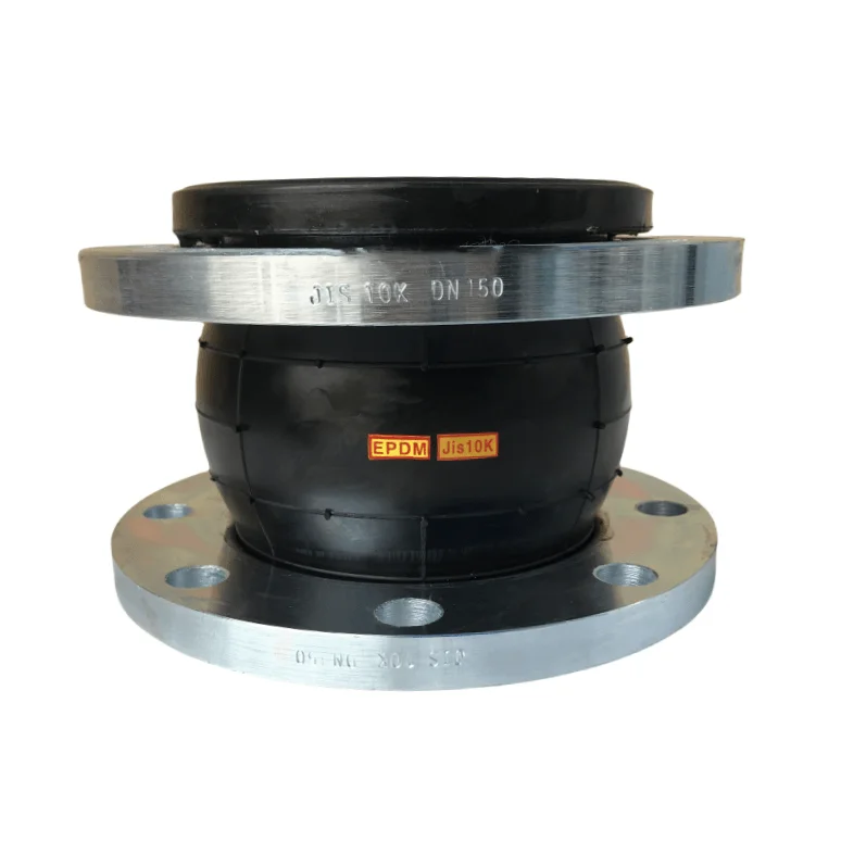 Bellow Flexible Accordion Rubber Expansion Joint Double-sphere Flanged ...