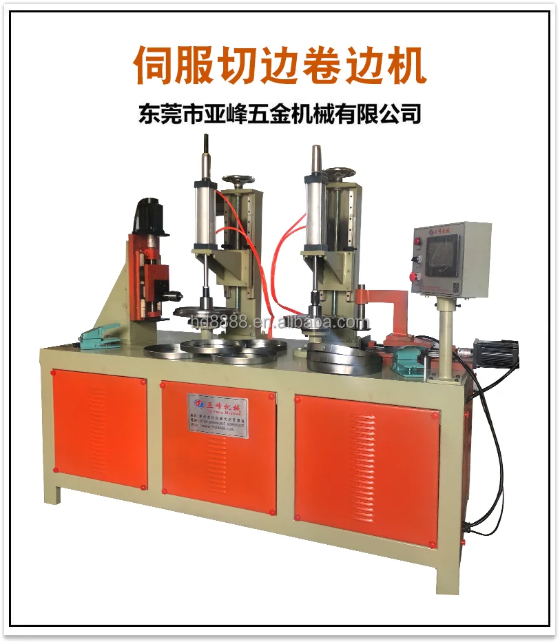 Crimping Trimming Machine Rolling Curling Forming Machine Edge Rolling ...