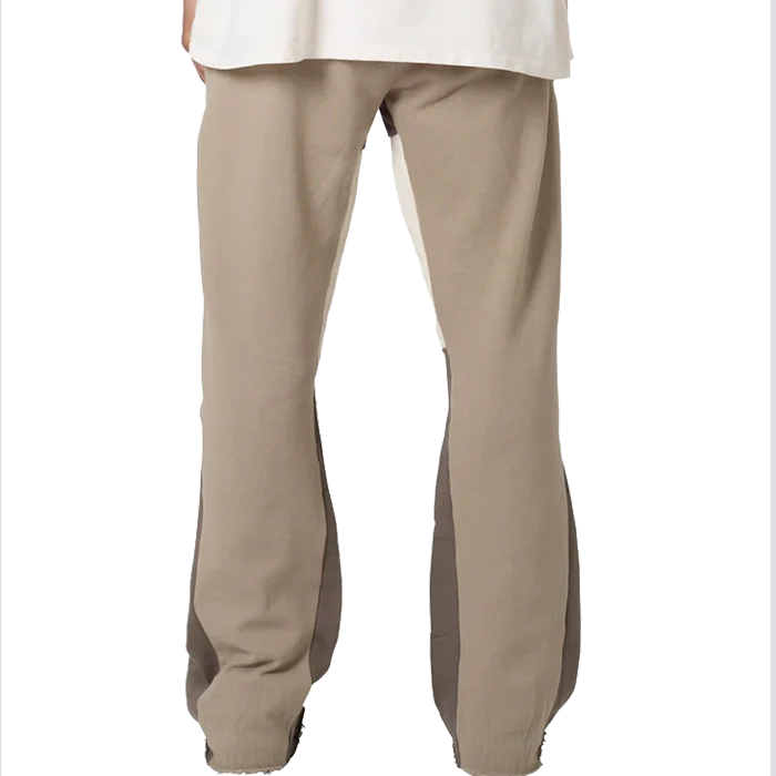 Luxury 100% Cotton Flare Sweat Pants - Customizable Style
