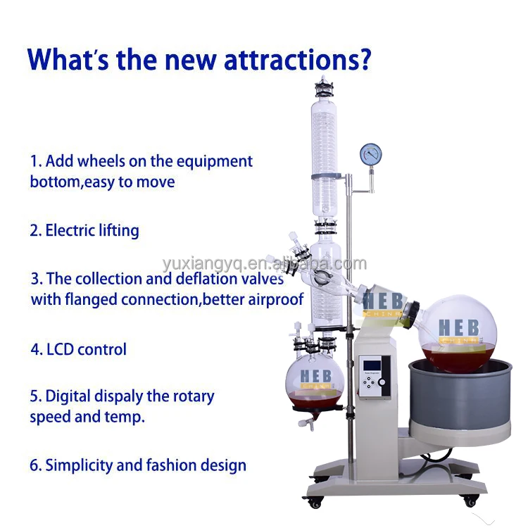 R-1020 Lab Herbal Extraction Equipment Distillation Apparatus New Type ...