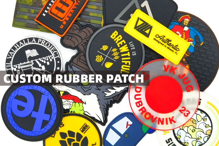 Accept Sample Custom Made 3D Embossed Soft Rubber Badges Silicone Patch ...