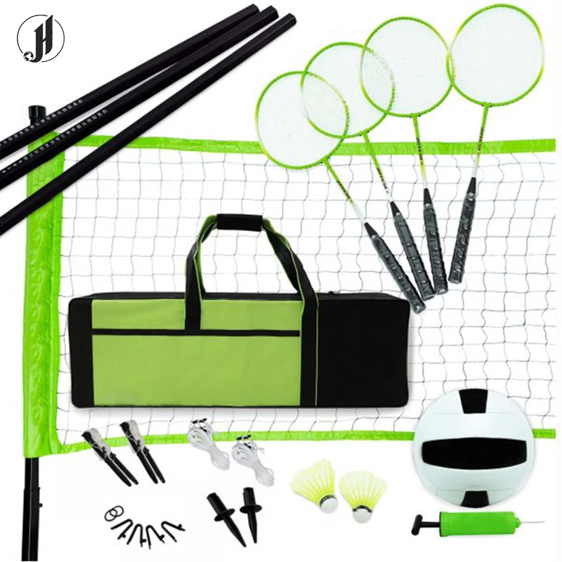 Adjustable Height Folded Price Badmintonl Nets Set Badminton Training ...