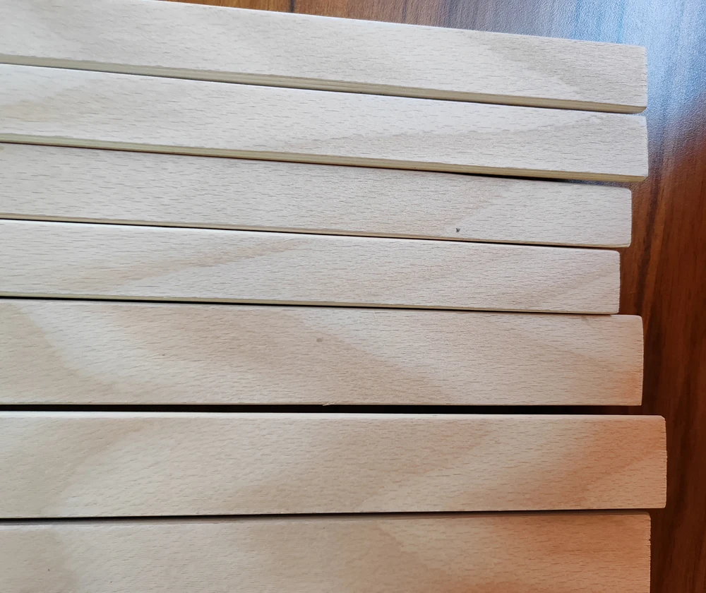 8mm Beech Sprung LVL Bed Slats - FSC Certified & Durable
