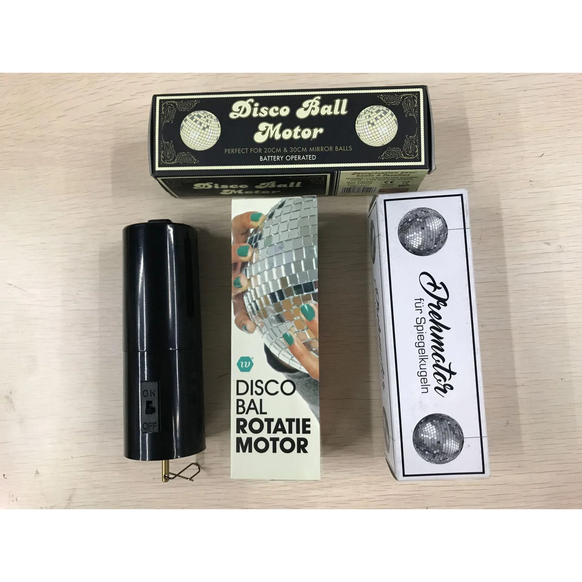 Hot Disco Ball Battery Wind Spinner Motor Small Rotating Battery ...