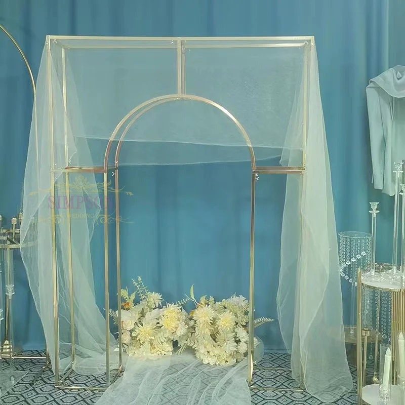 Flower Arch Decoration - Elegant Backdrop for Weddings