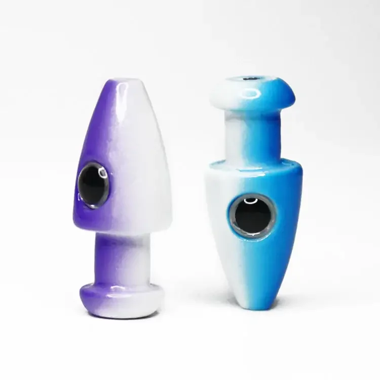 New 1/4 1/2 3/4 1oz Trolling Witch Heads with 3D Eyes Trolling Fishing ...