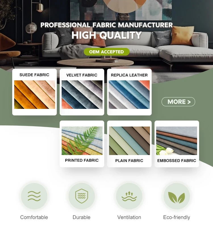 Factory Sofa Upholstery Recliner Sofa Imitate Cotton Fabric For ...