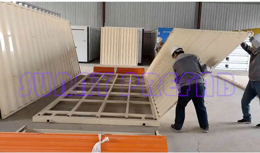Prefabricated Warehouse Steel Structure Container Rental