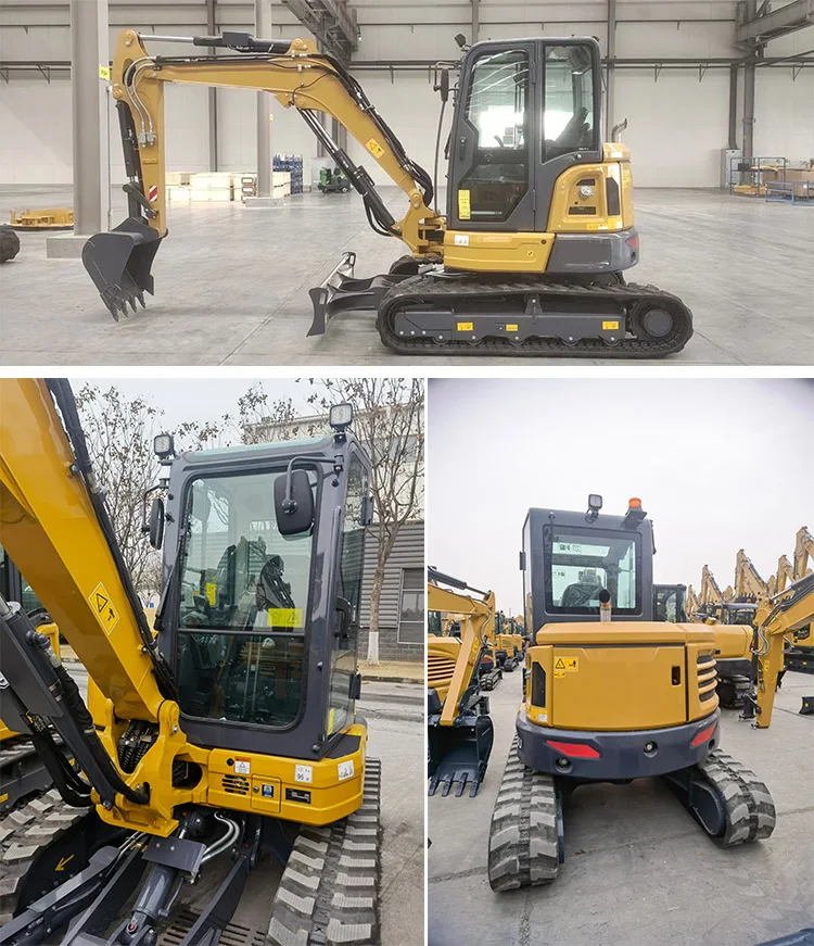 5 Ton Mini Excavator CE Cheap Price - New Motor Bagger Digger