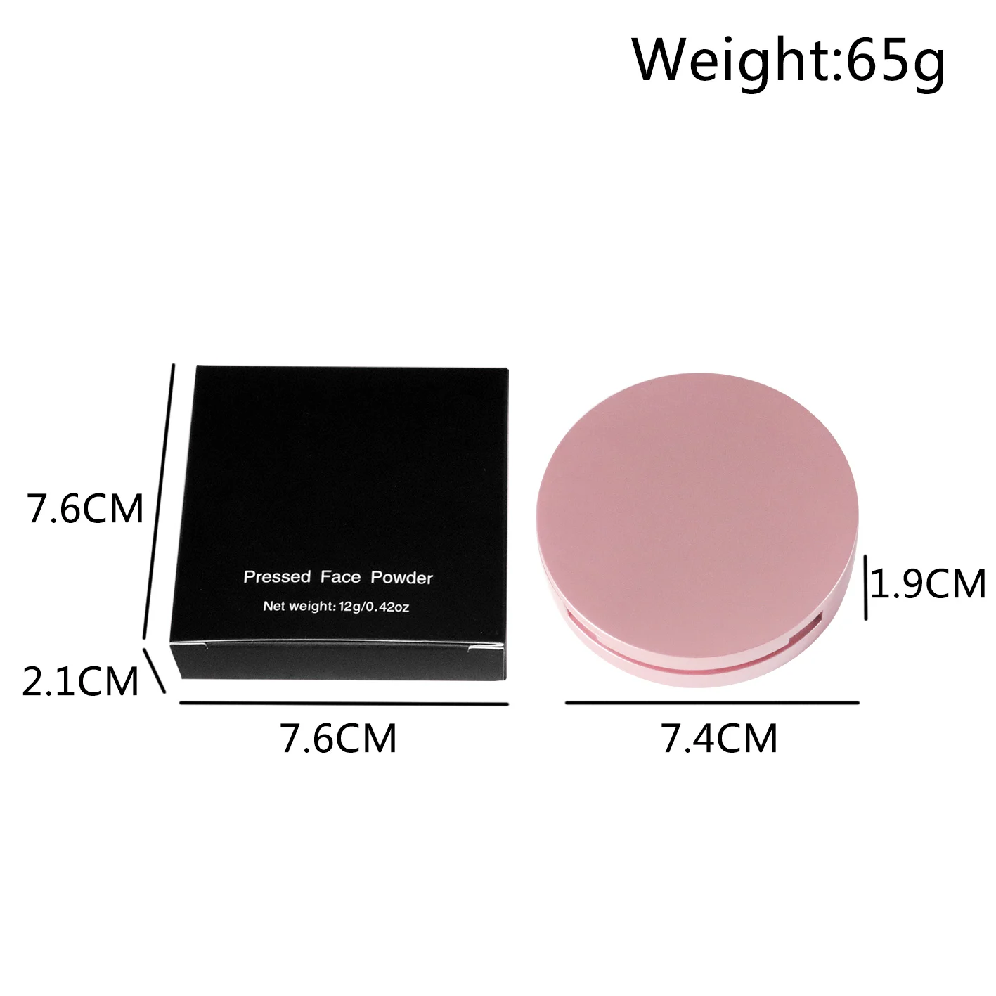 Natural Compact Powder Private Label Oem Face Powder Compact Makeup ...