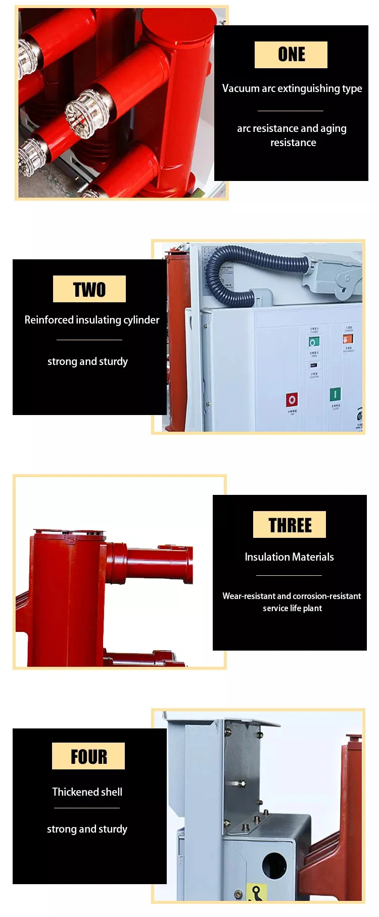 12kv 1250a Hv 4000A Indoor High Voltage Vacuum Circuit Breaker