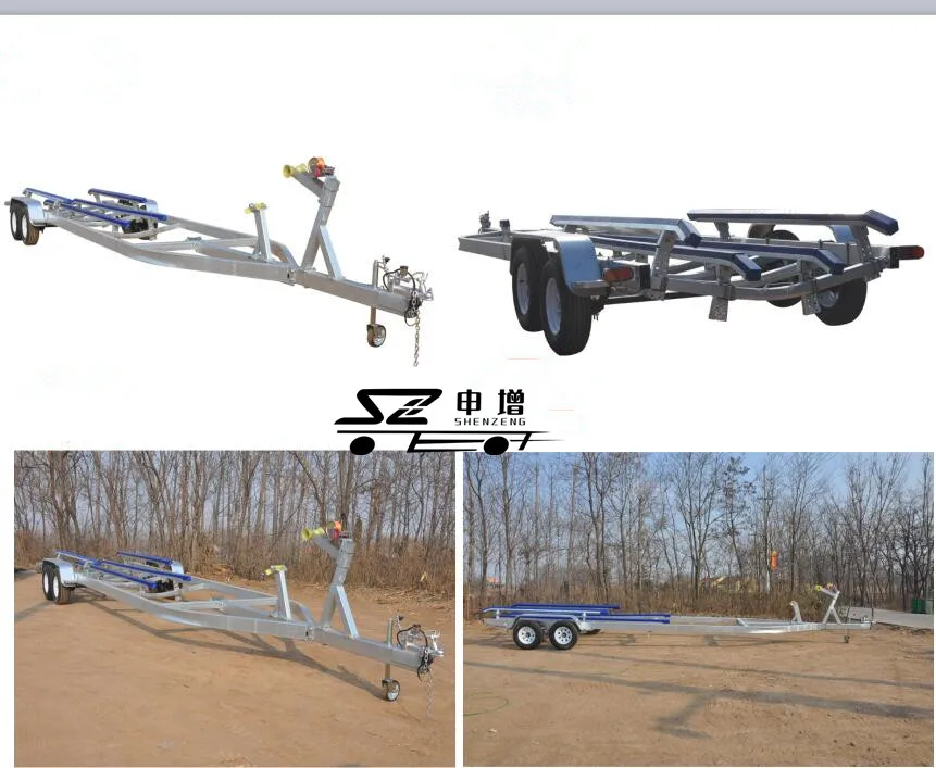 Boat Trailer Inflatable Boat Trailer Galvanized Steel Trailer| Alibaba.com